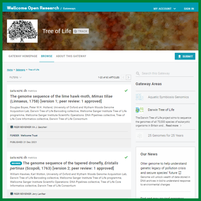 Explore Our Data – Darwin Tree of Life